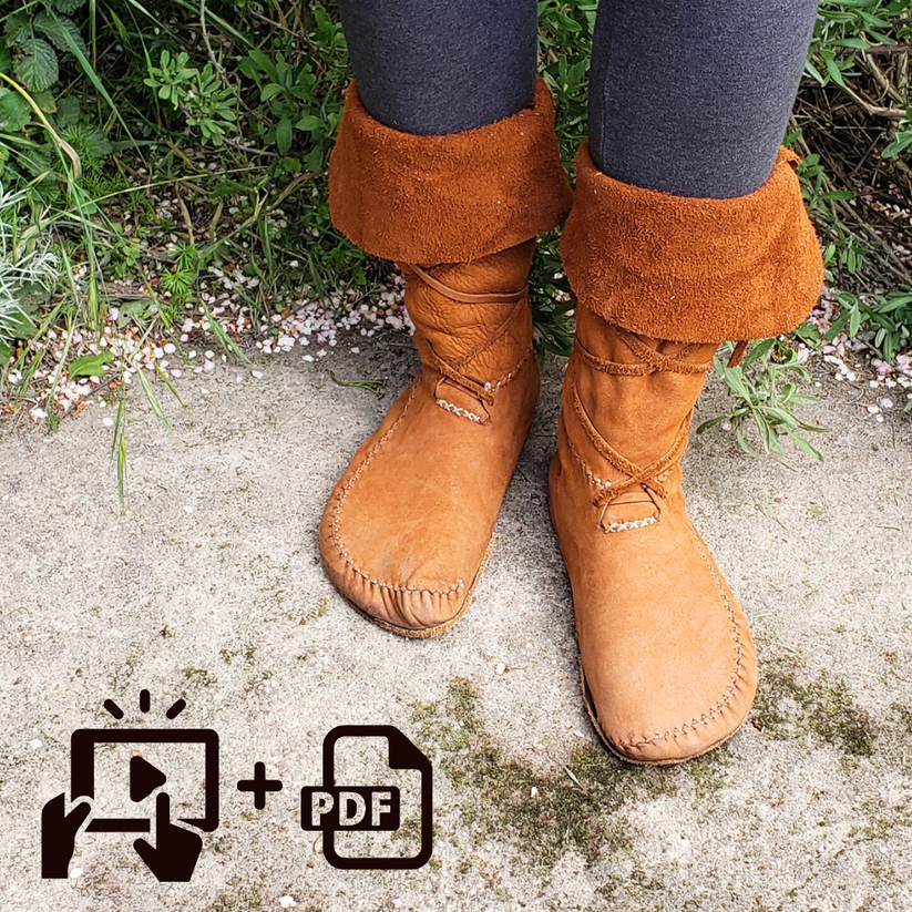 "The Base", 10-in-1 Video + PDF Tutorial about Pattern-Making – Earthingmoccasins