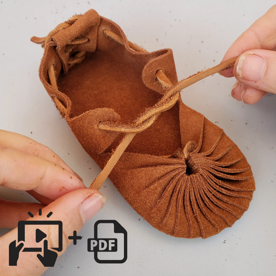 Moccasin Making - Tutorials & Patterns – Earthingmoccasins