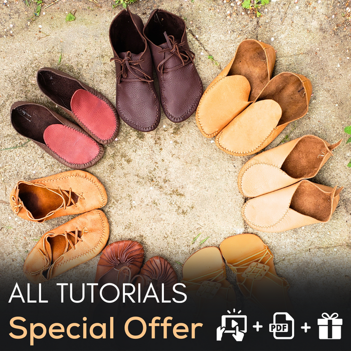 Moccasin Making - Tutorials & Patterns – Earthingmoccasins