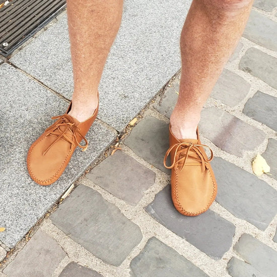 "Runners" Moccasins / Custom-Made Barefoot Shoes – Earthingmoccasins