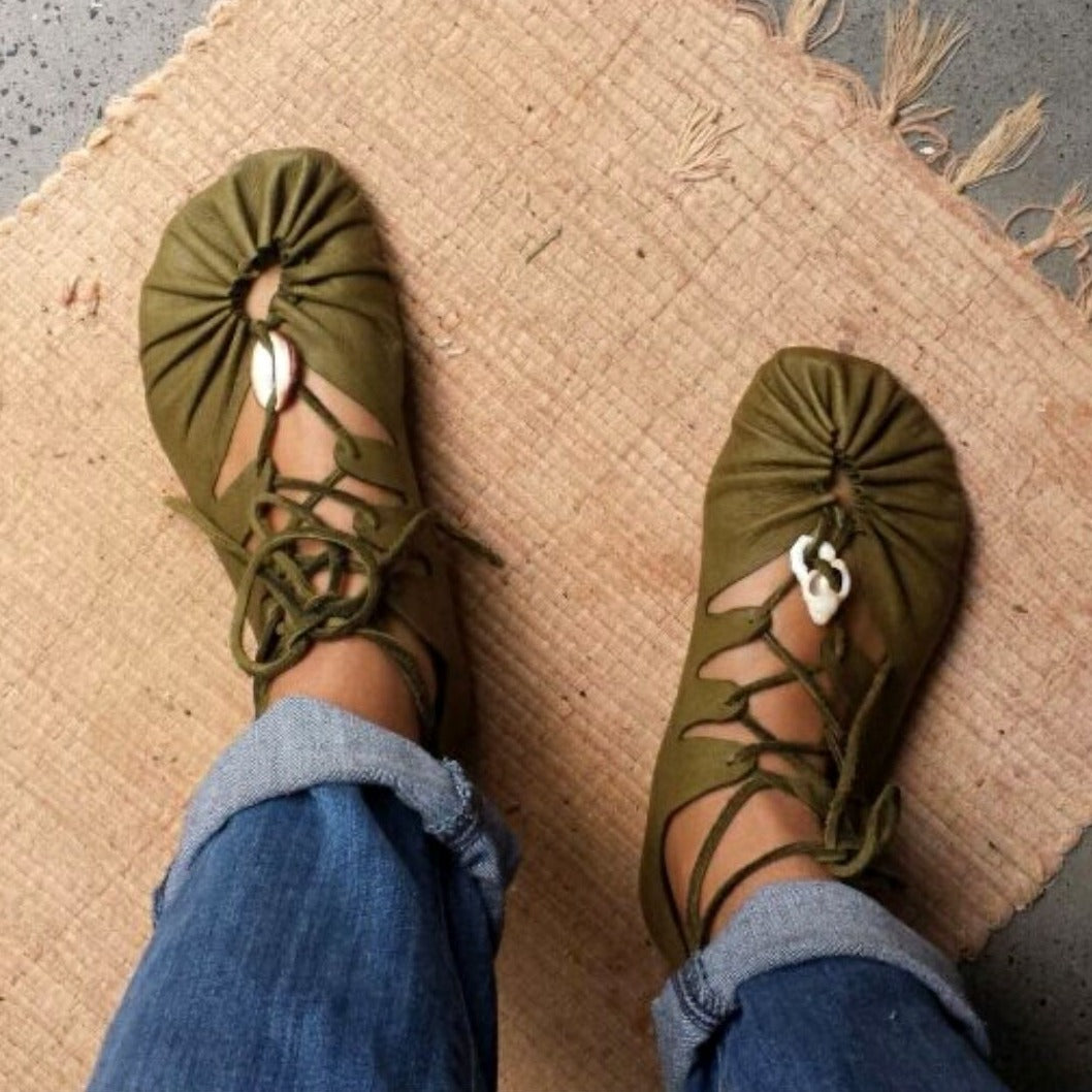 "Sun" Sandals / Custom-Made Barefoot-Sandals – Earthingmoccasins